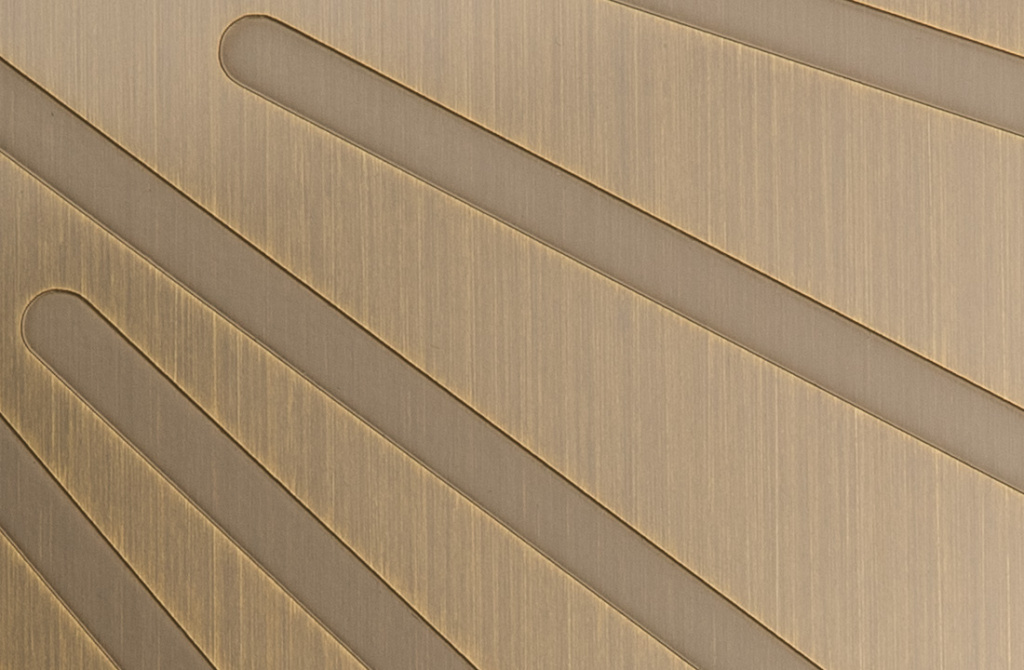 GageEtch Custom Patinated Muntz | Gage Architectural Products